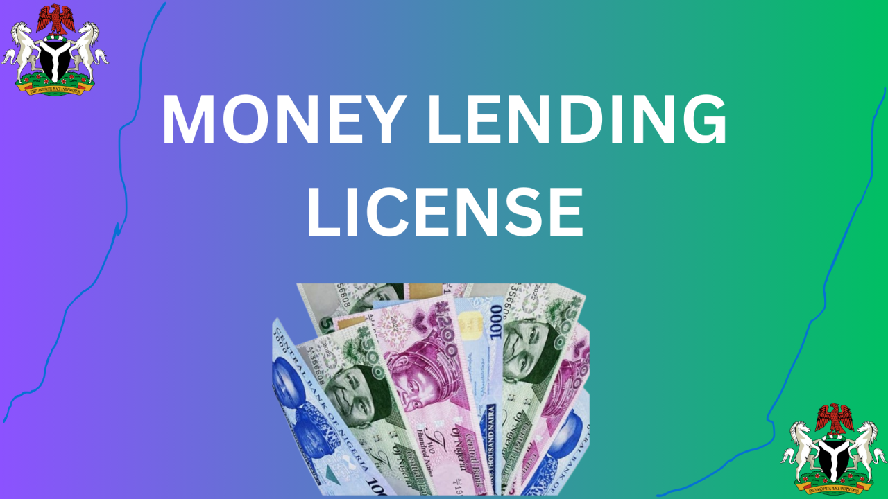 Digital money lending license in Nigeria
